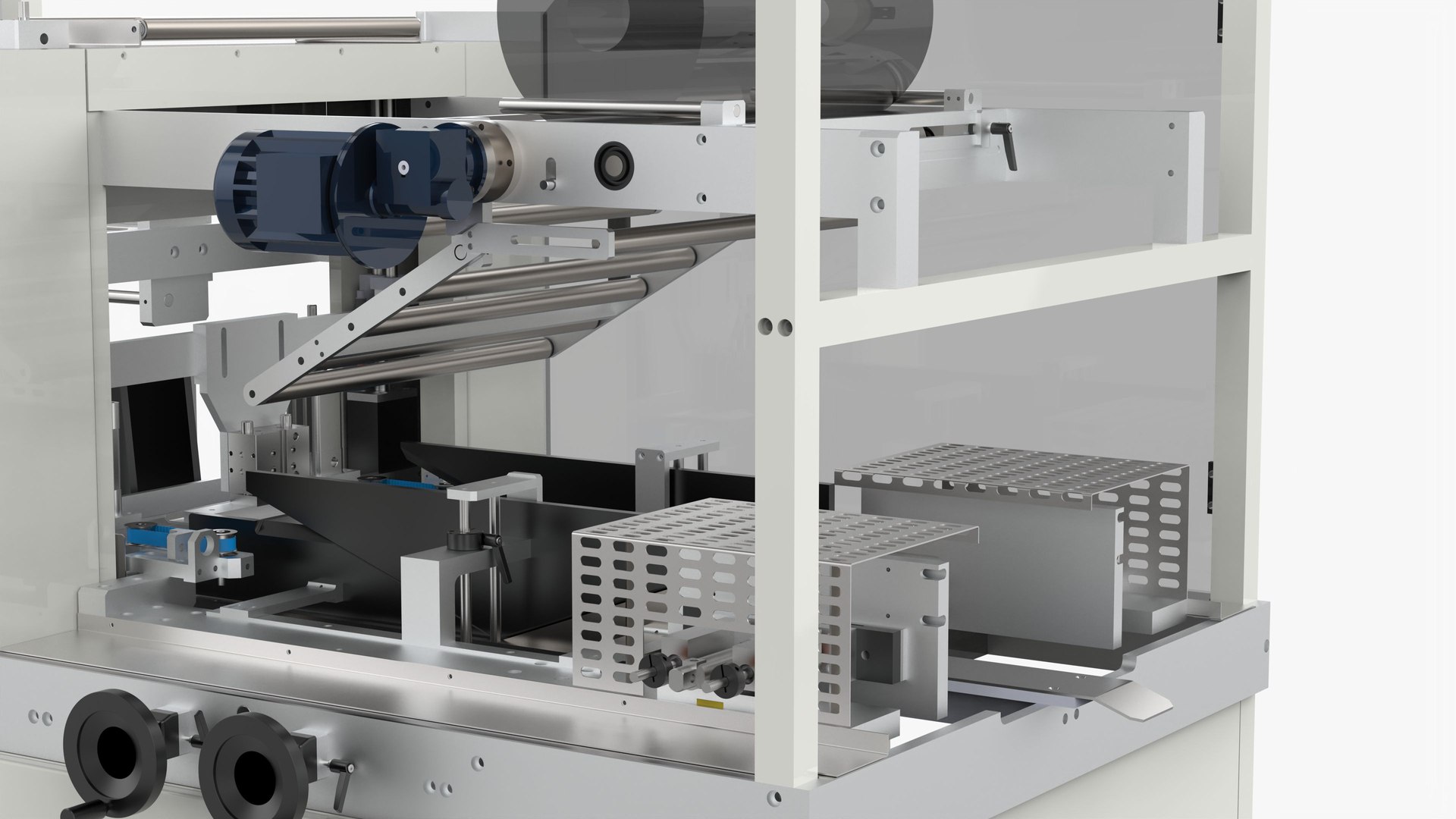 3D Automatic Carton Wrapping Film Machine - TurboSquid 2008611