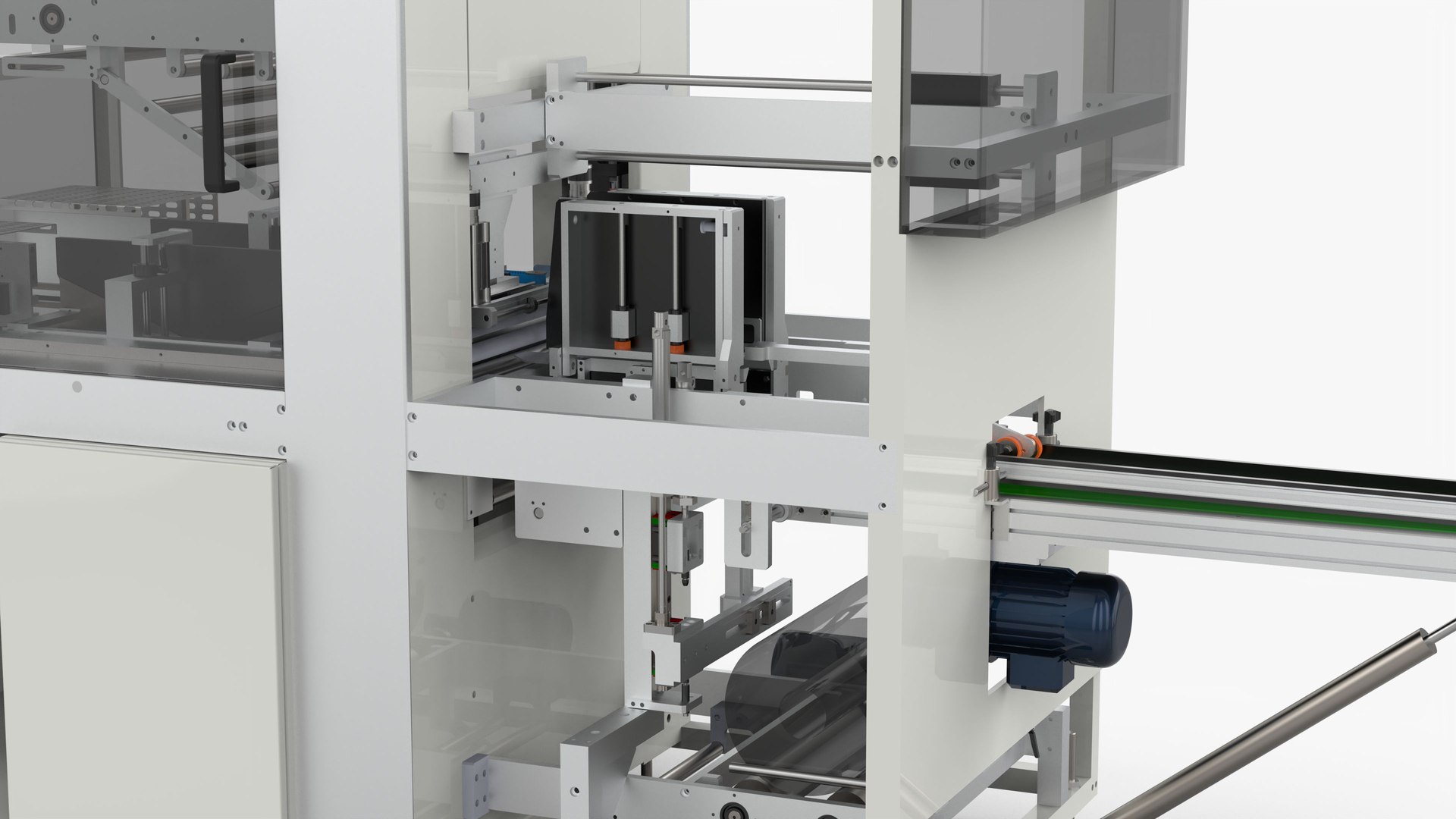 3D Automatic Carton Wrapping Film Machine - TurboSquid 2008611