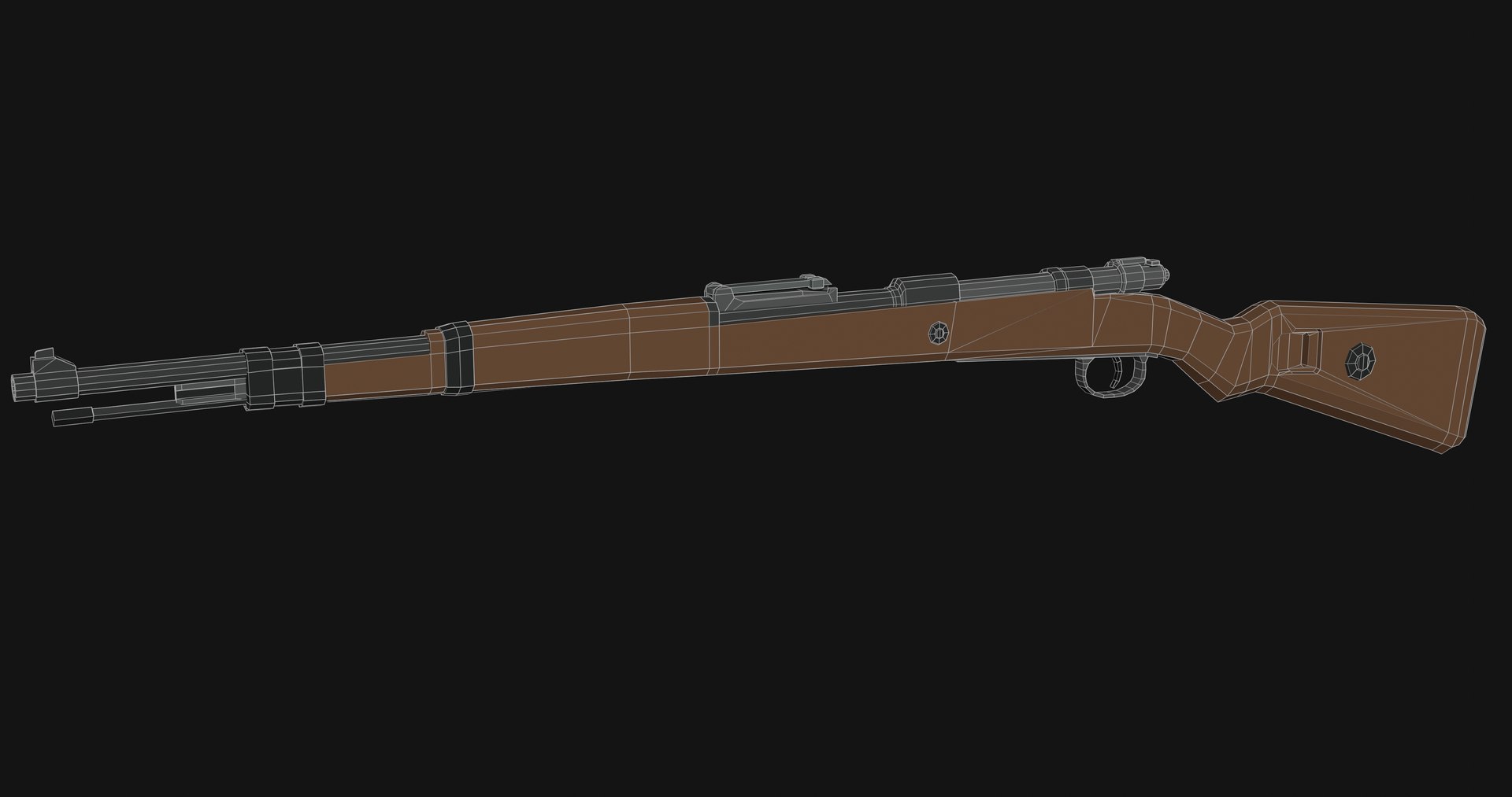 Mauser 98k German 3D Model - TurboSquid 1631946