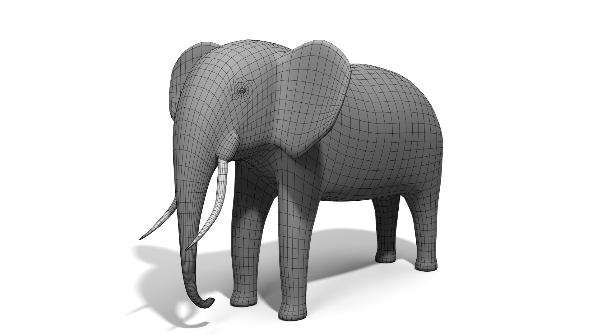 Elephant Low Poly 3D - TurboSquid 1797164