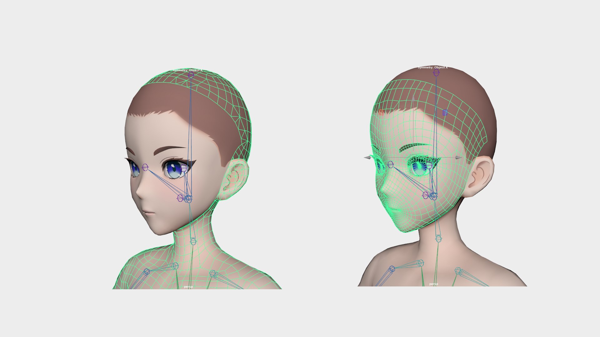 3D Anime Female Base Model V1 Model - TurboSquid 2138259