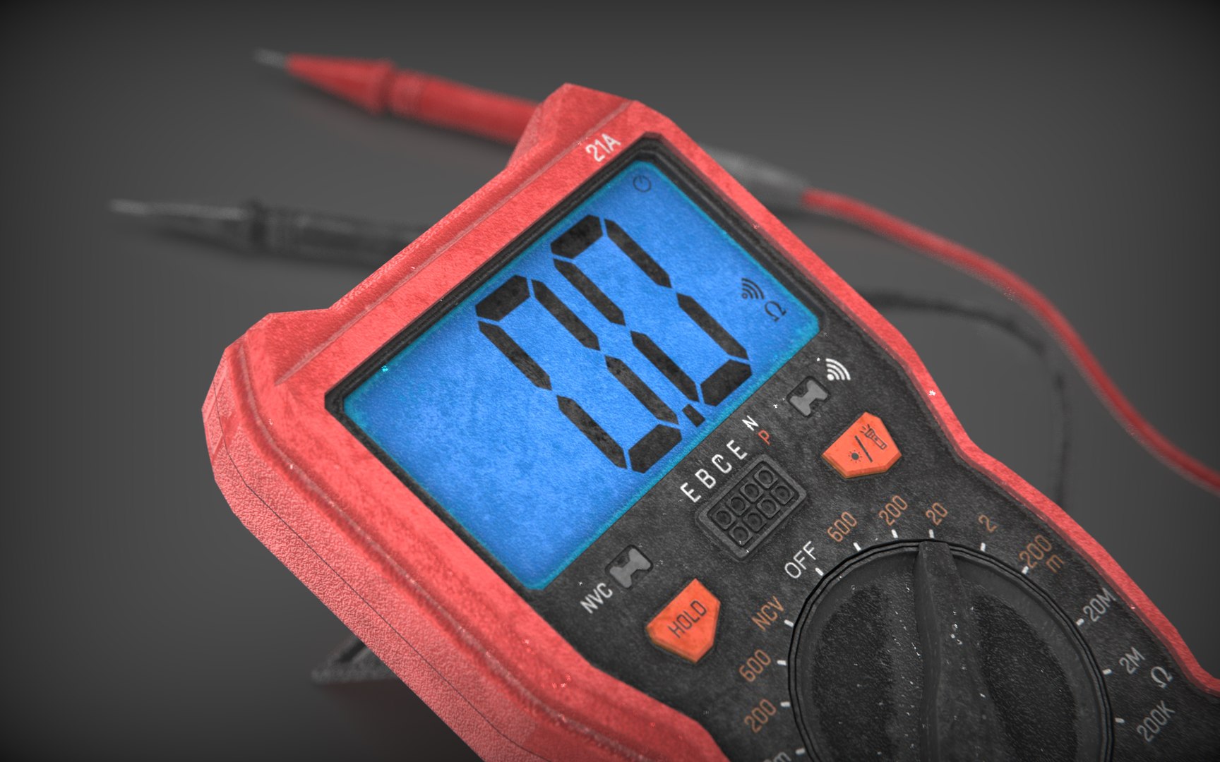 3D Digital Multimeter Model - TurboSquid 1870888