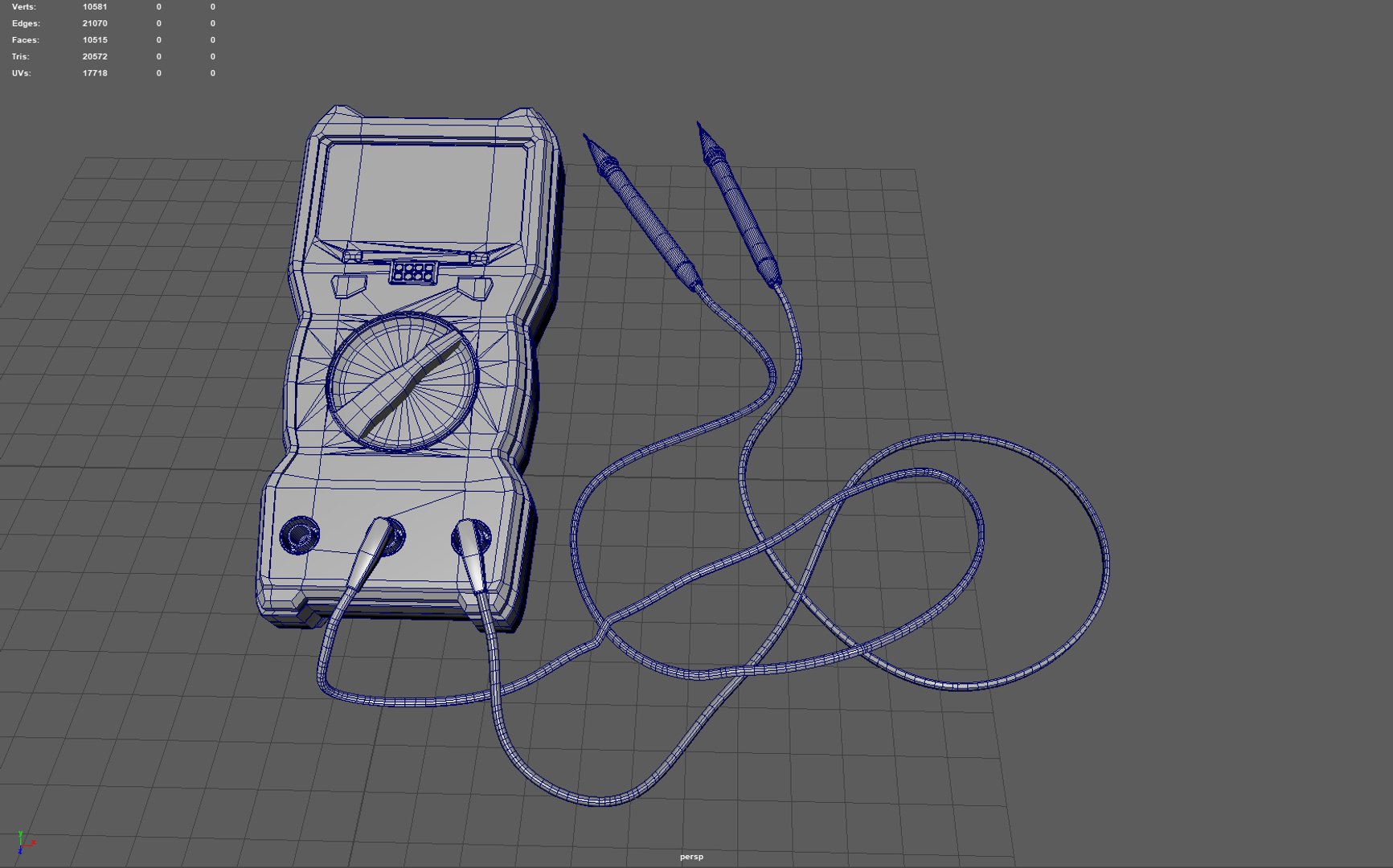 3D Digital Multimeter Model - TurboSquid 1870888