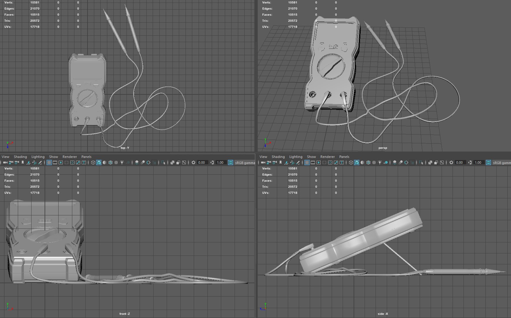 3D Digital Multimeter Model - TurboSquid 1870888