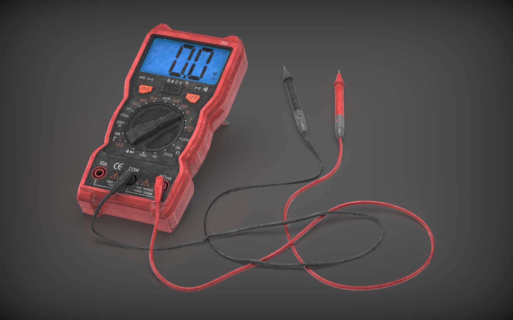 3D Digital Multimeter Model - TurboSquid 1870888