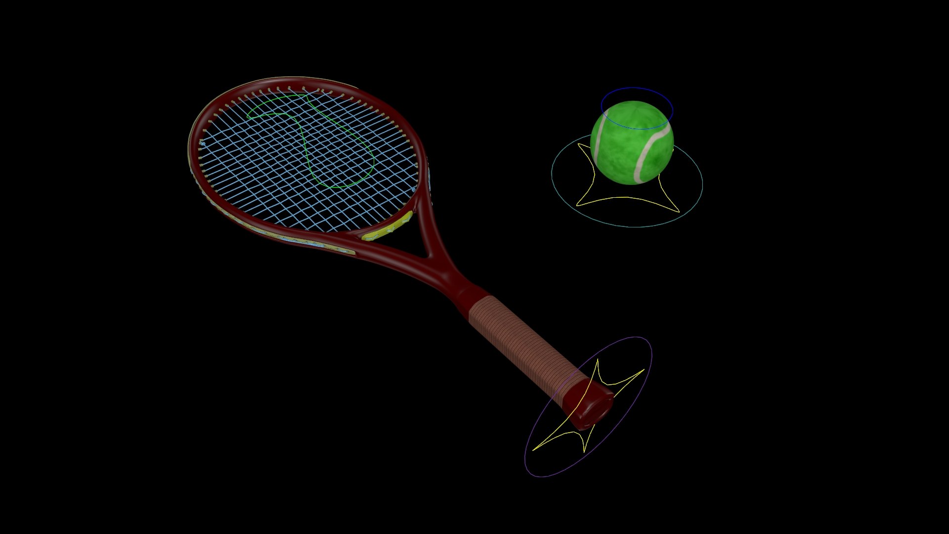 Tennis Ball Rig Model - TurboSquid 1178494
