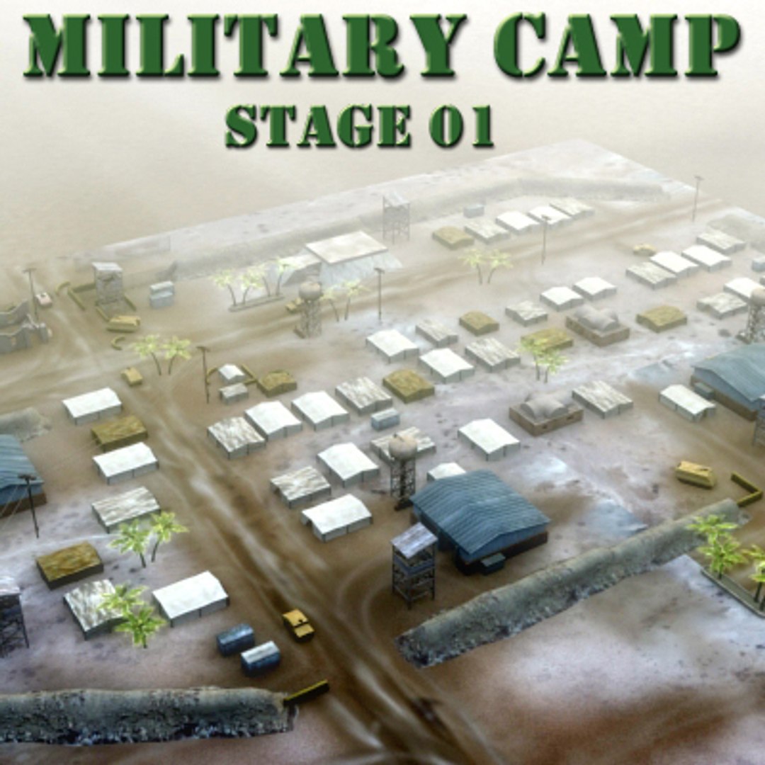 Desert Military Base 3d Max