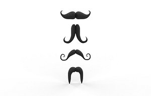 3D Moustache Models - Browse & Download Formats - TurboSquid