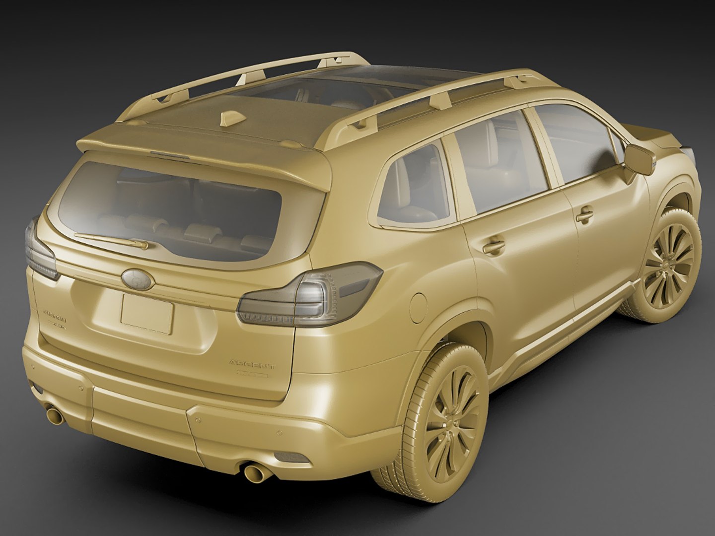 3D Subaru Ascent 2019 Model - TurboSquid 1274360