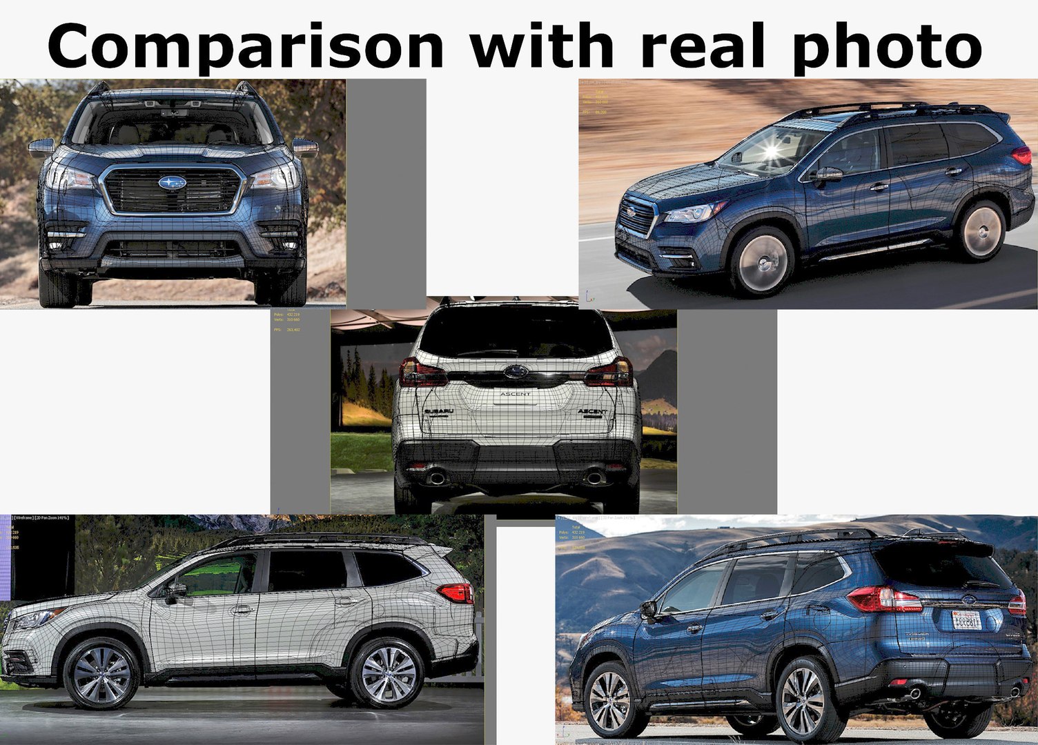 3D Subaru Ascent 2019 Model - TurboSquid 1274360