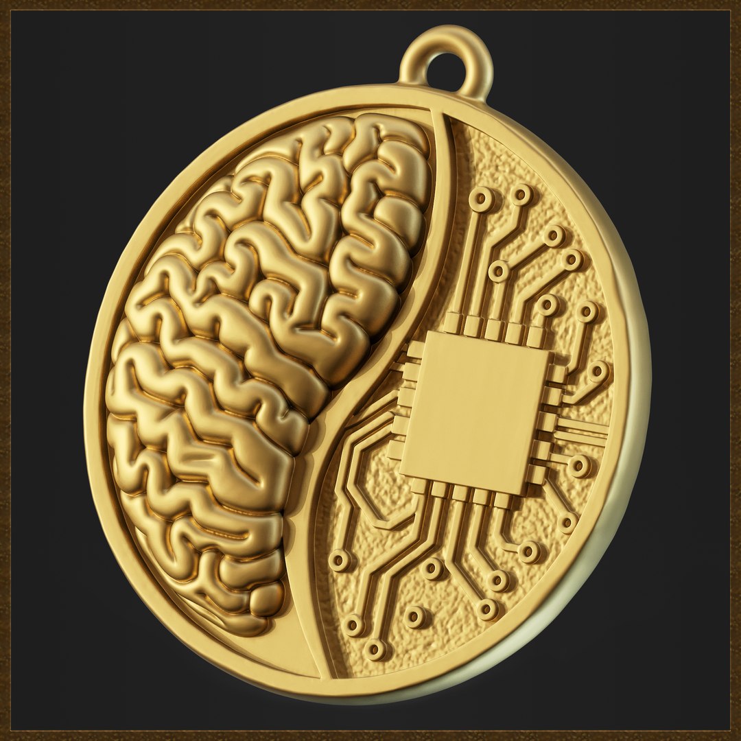 Stylized Brain Network Pendant 3D - TurboSquid 2427213