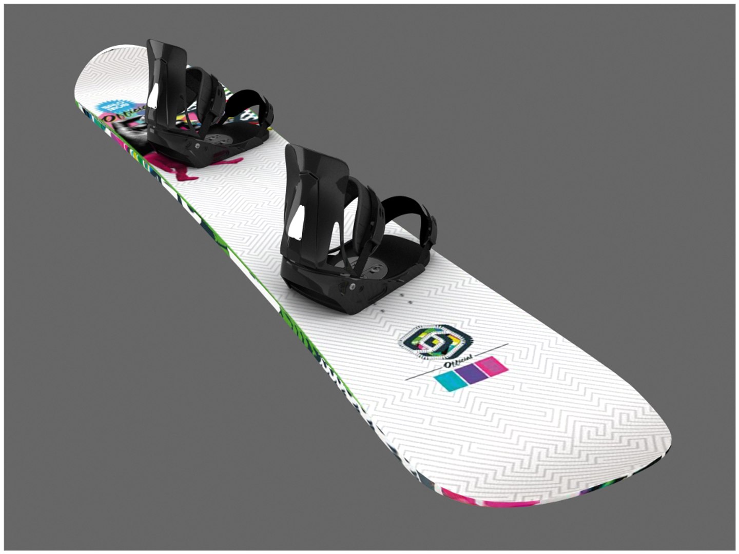 snow board snowboard 3d model