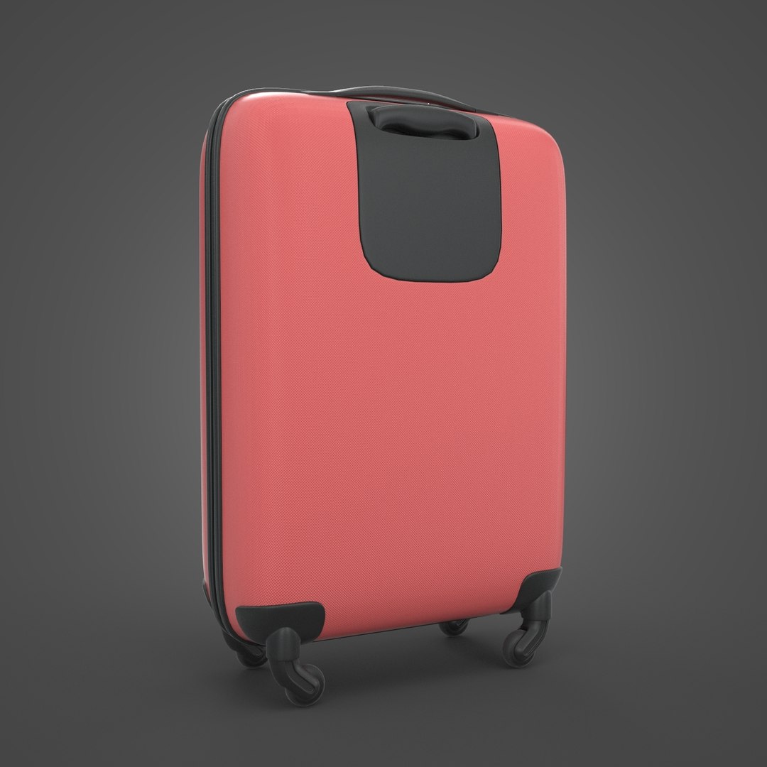 Luggage Case Suitcase Travel Bag 3d Model