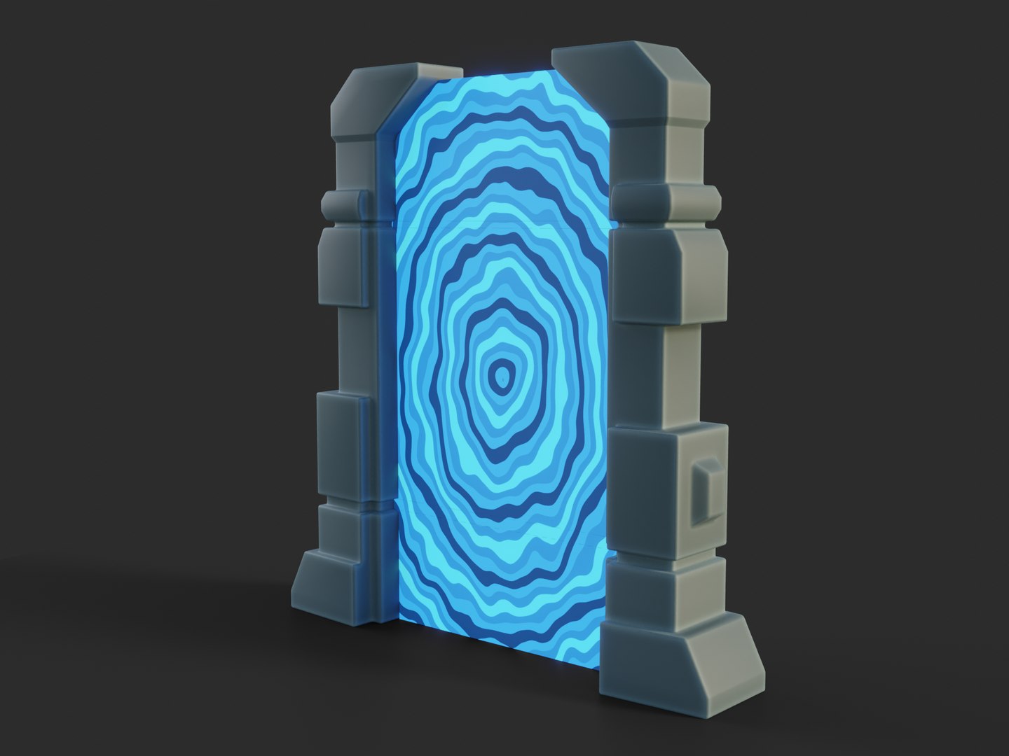 Cartoon Portal 1 3D - TurboSquid 2063617