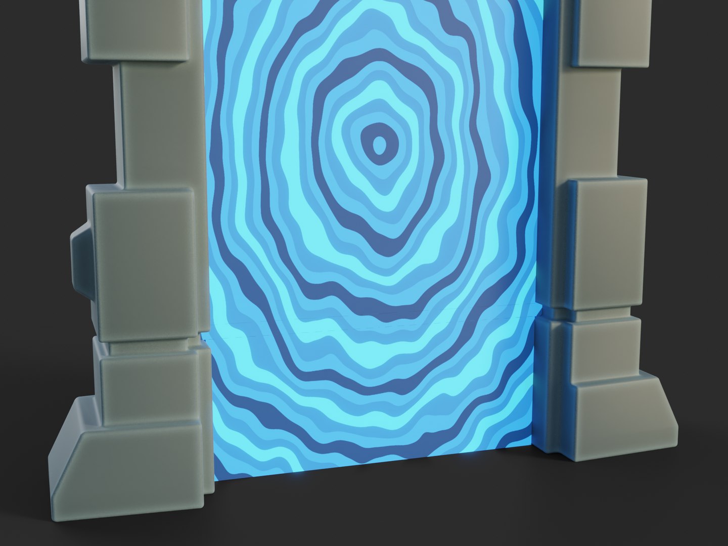 Cartoon Portal 1 3D - TurboSquid 2063617