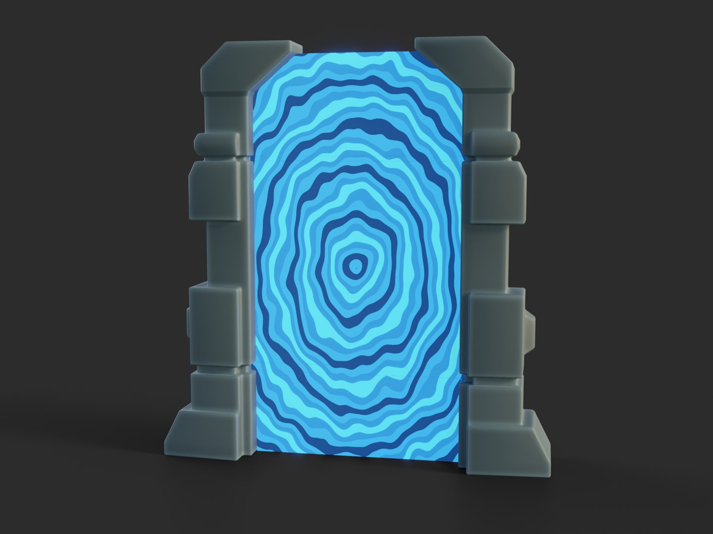 Cartoon Portal 1 3D - TurboSquid 2063617