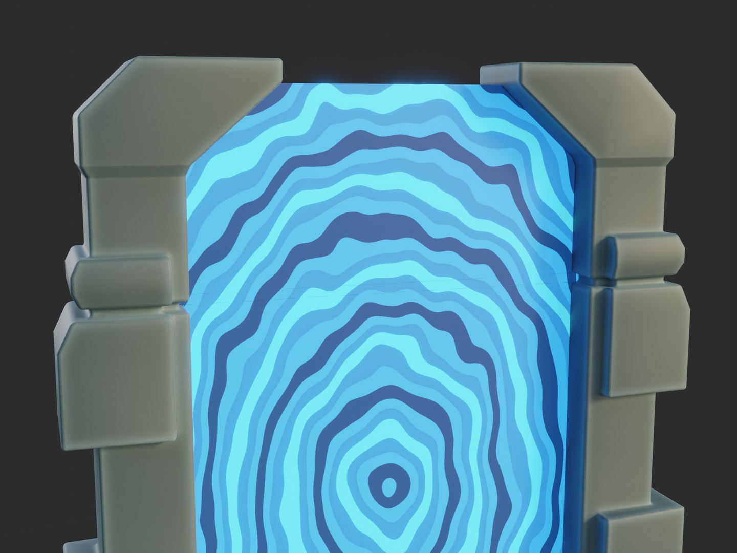 Cartoon Portal 1 3D - TurboSquid 2063617