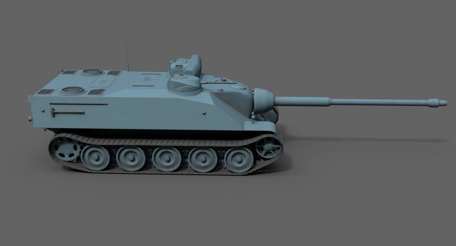 3D franch heavy tank amx - TurboSquid 1331842