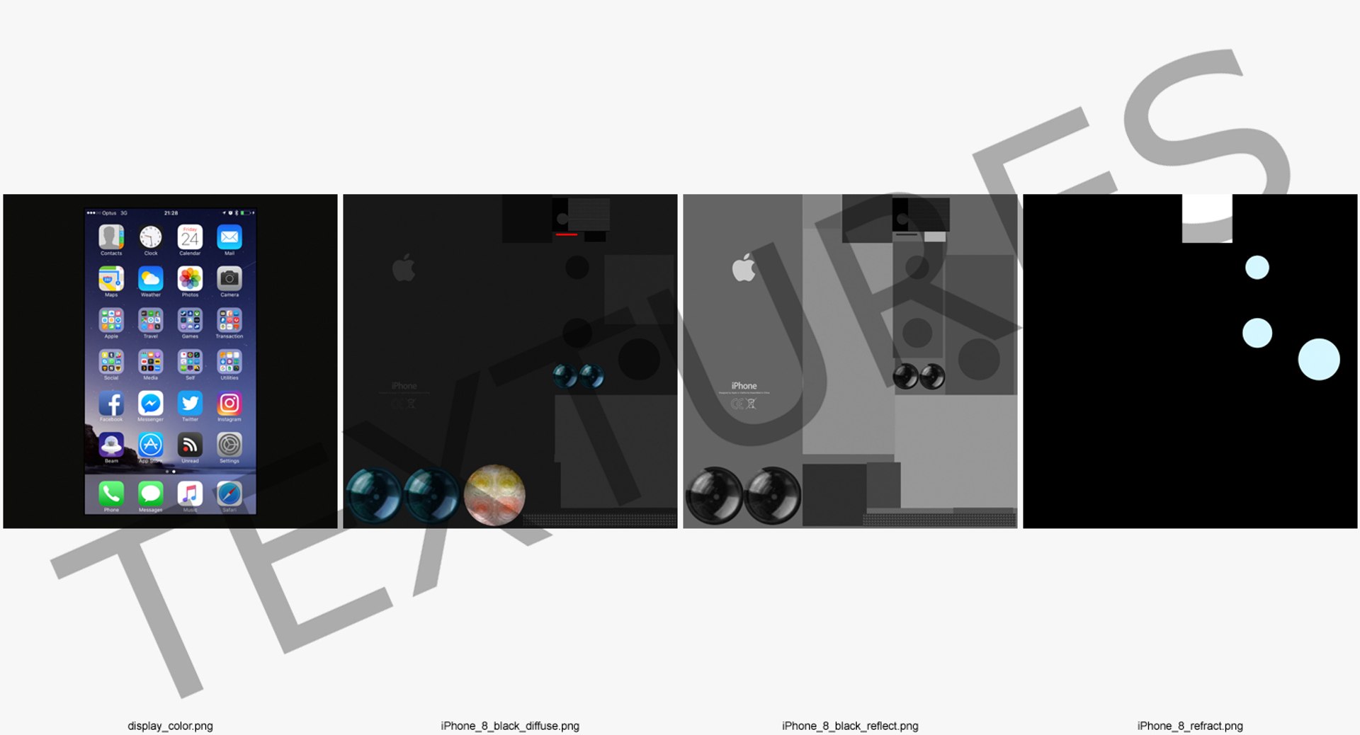 Iphone 8 Black 3D Model - TurboSquid 1213118