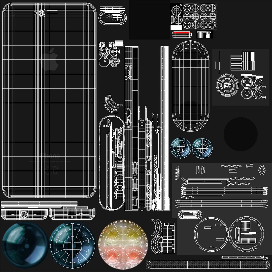 Iphone 8 Black 3D Model - TurboSquid 1213118