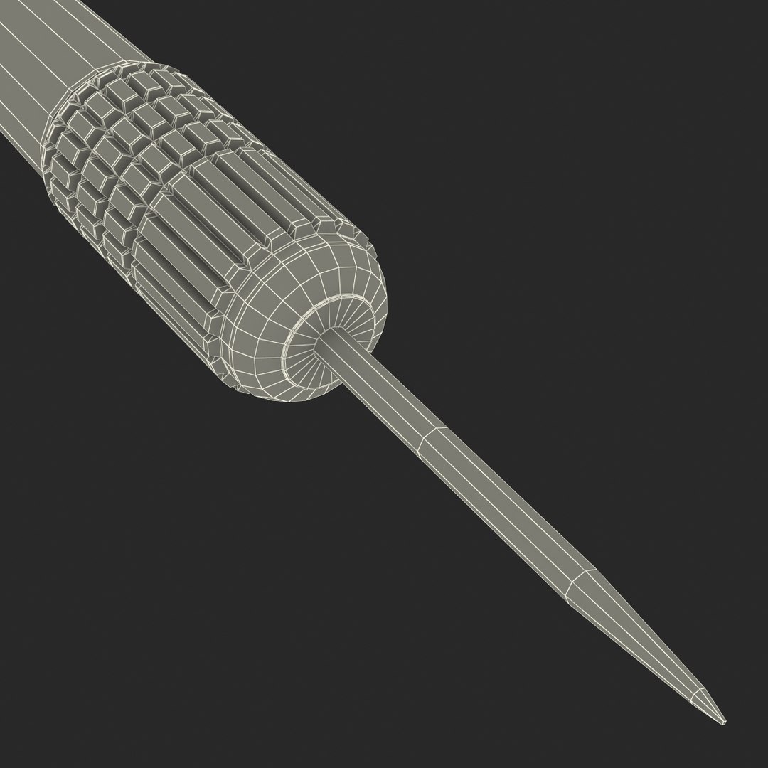 3d Model Dart Needle 3 Blue