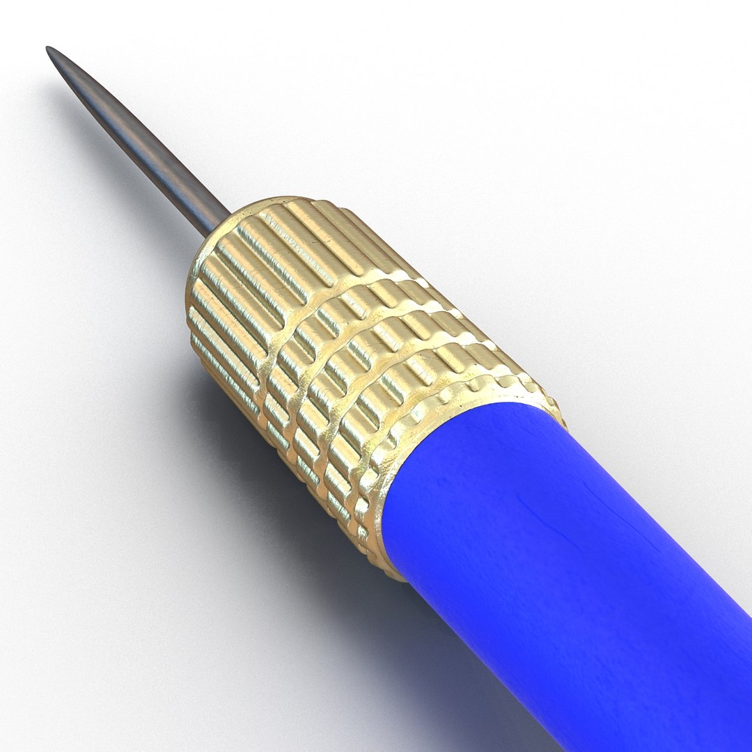 3d Model Dart Needle 3 Blue