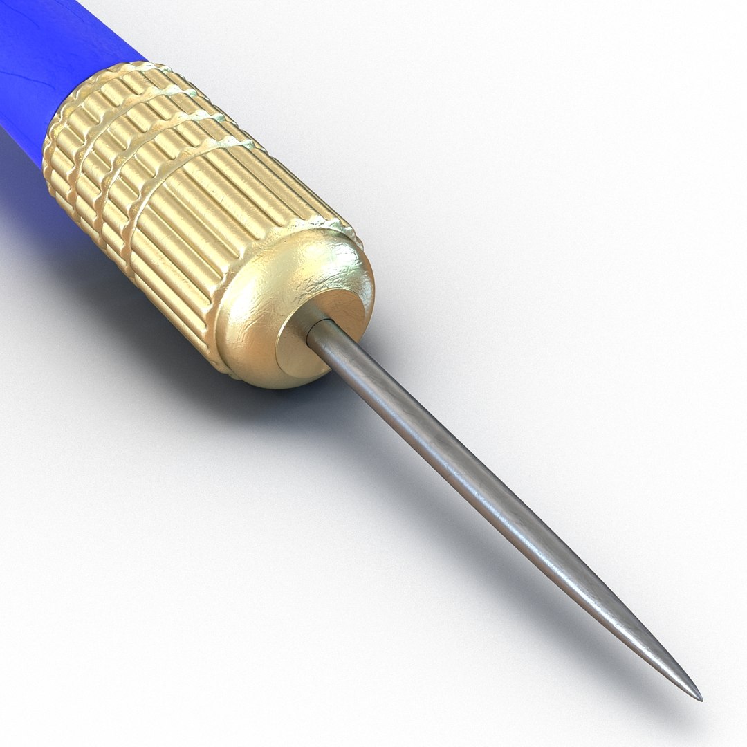 3d Model Dart Needle 3 Blue