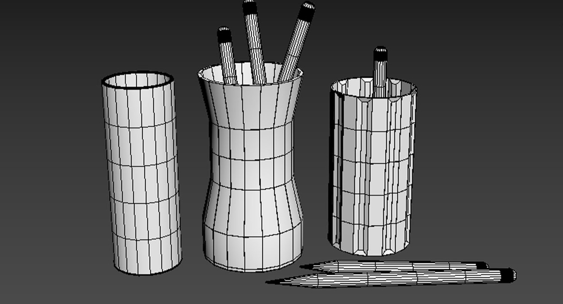 3D Pen Holder Model - TurboSquid 1619979
