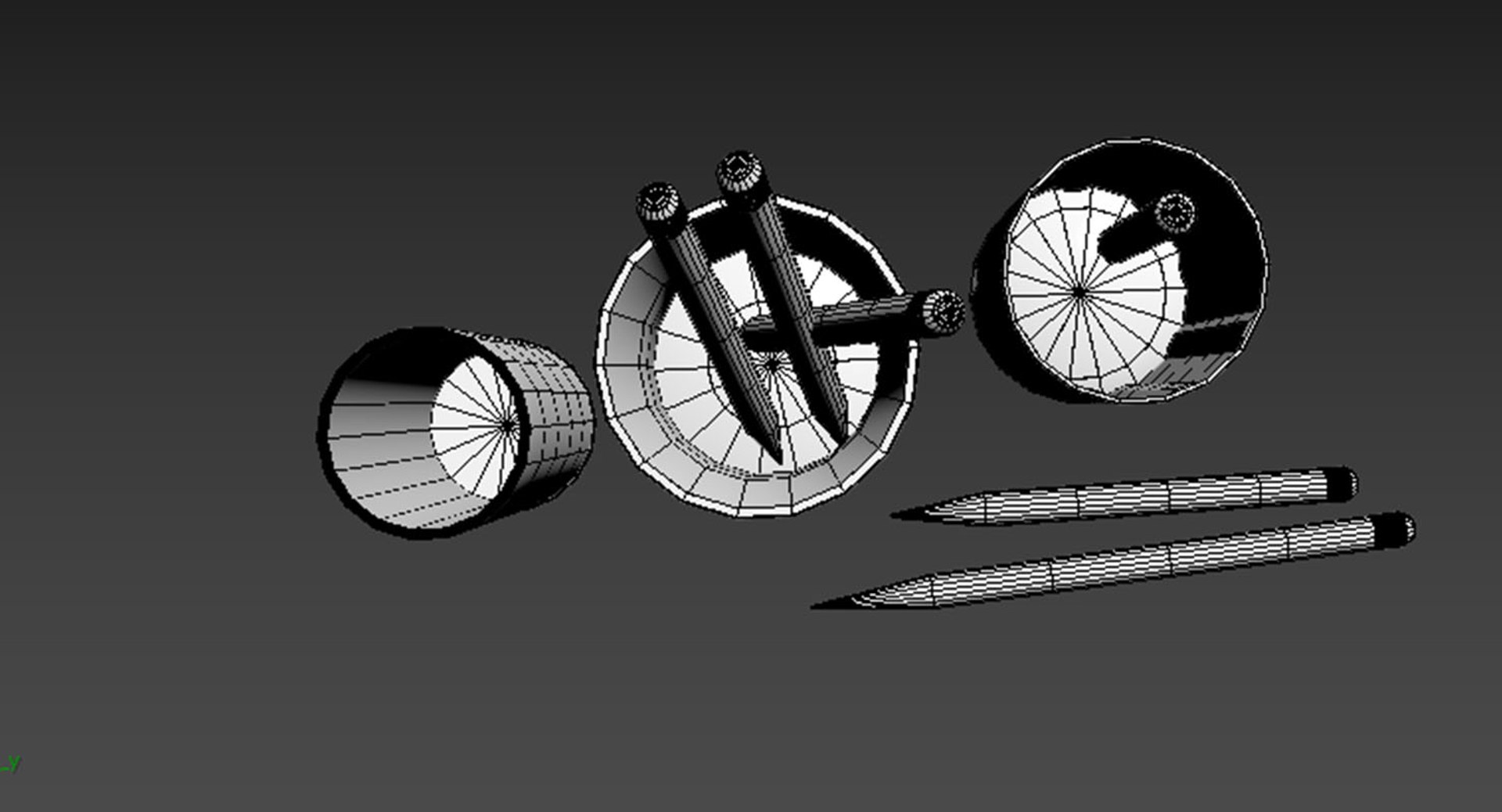 3D Pen Holder Model - TurboSquid 1619979