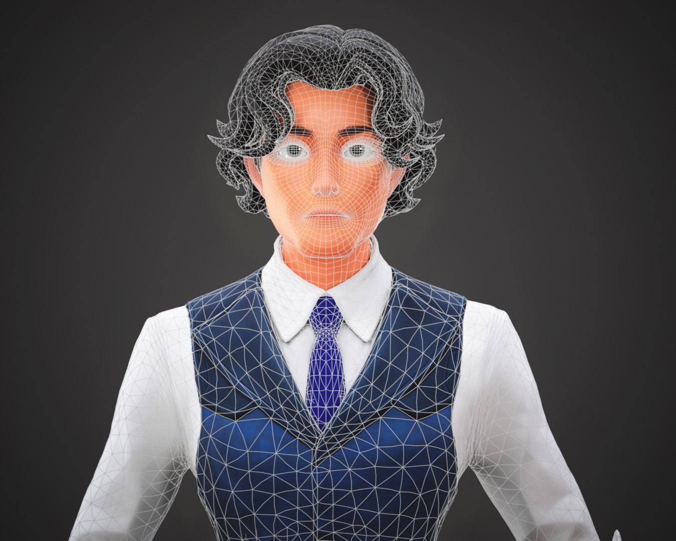 Stylized Cartoon Boy Character Rigged1 3D Model - TurboSquid 1980333