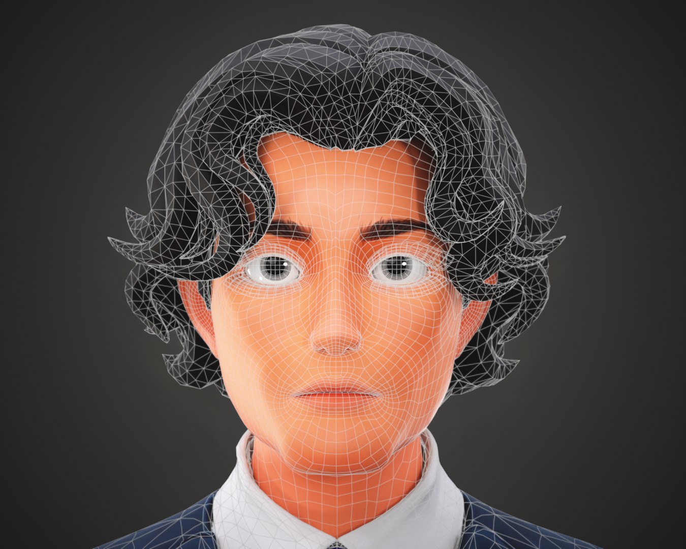 Stylized Cartoon Boy Character Rigged1 3D Model - TurboSquid 1980333