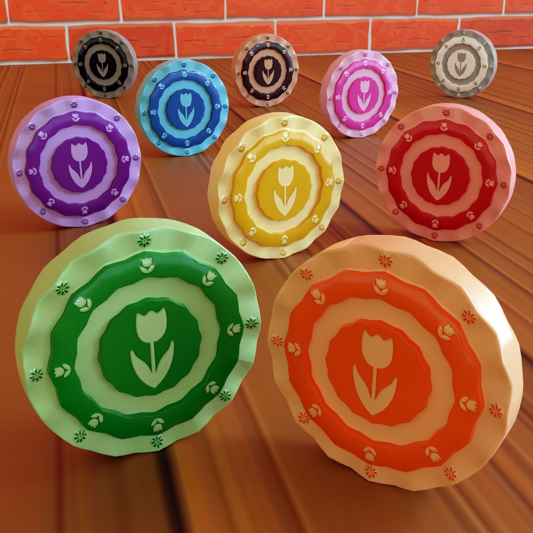 Cartoon Coin12 3D Model - TurboSquid 1994478