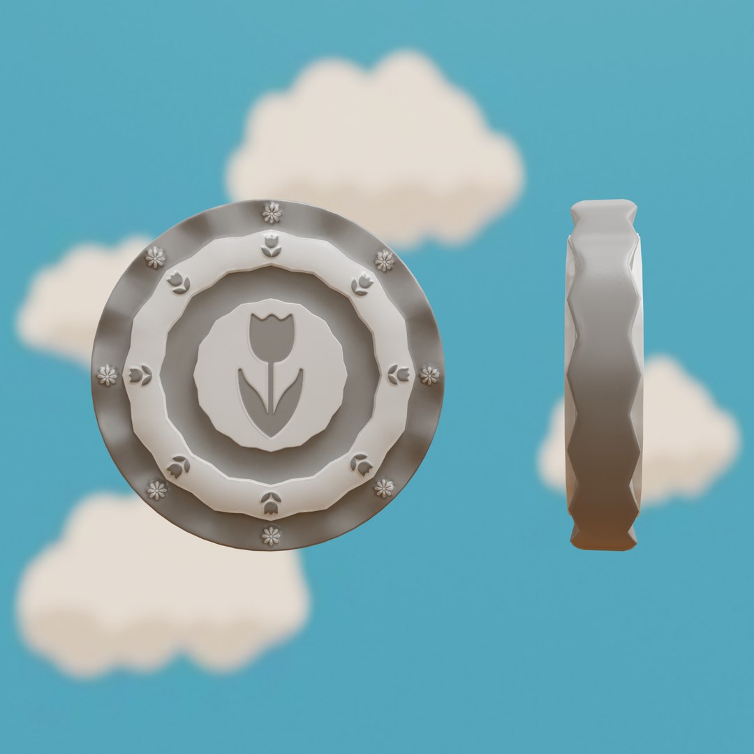 Cartoon Coin12 3D Model - TurboSquid 1994478