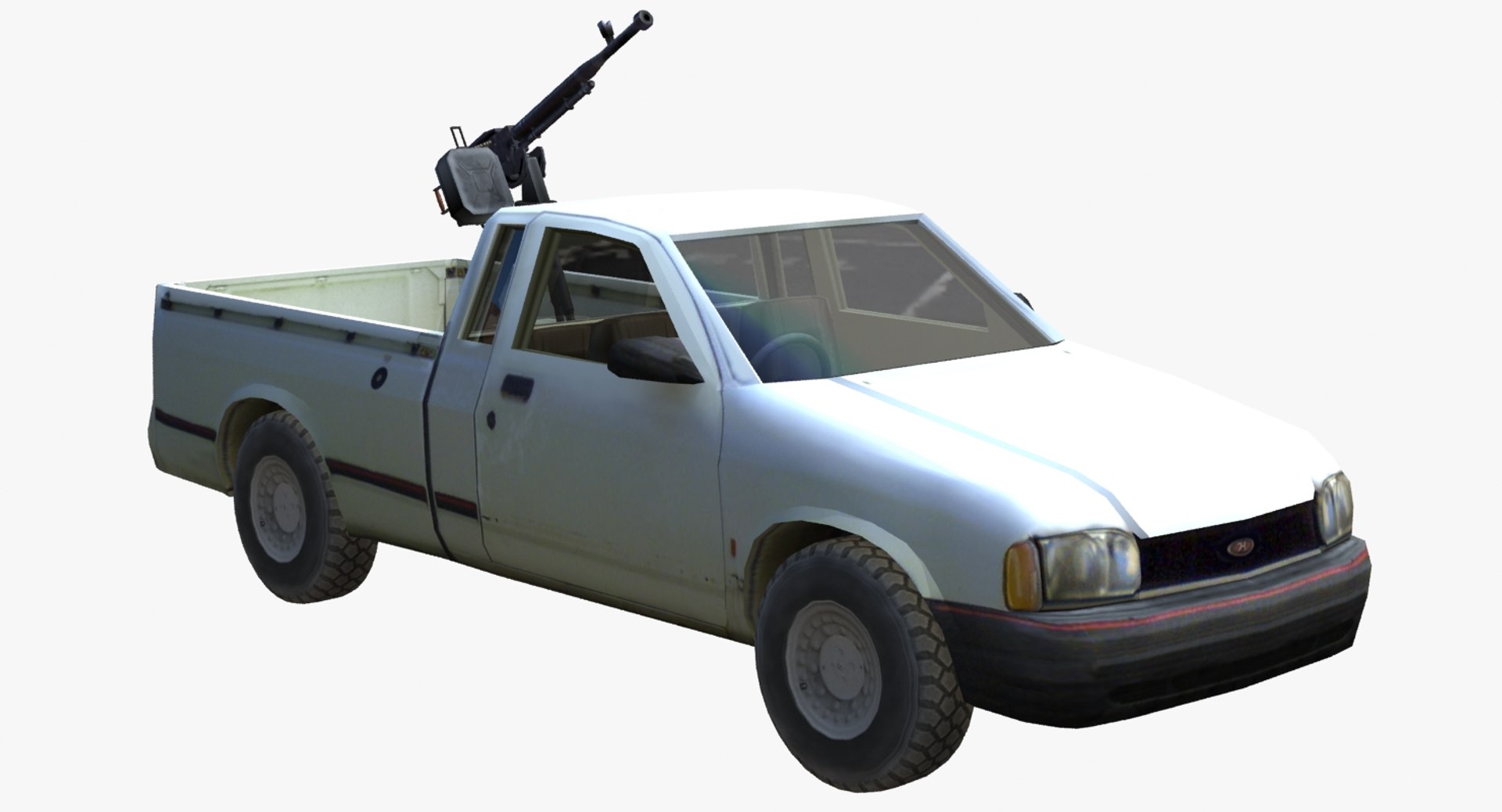 technical pickup truck 3ds