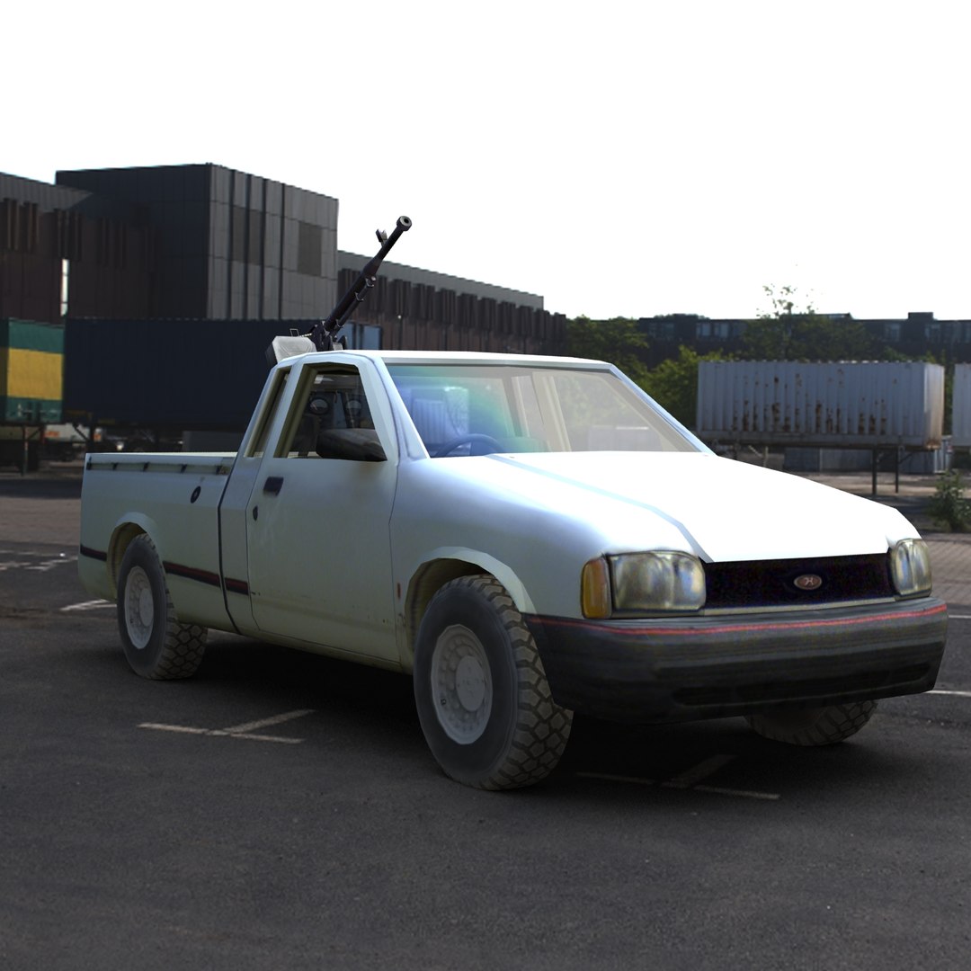 Technical Pickup Truck 3ds