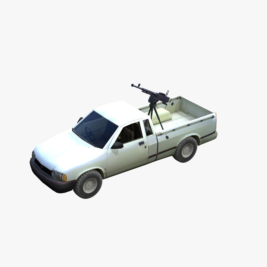 technical pickup truck 3ds