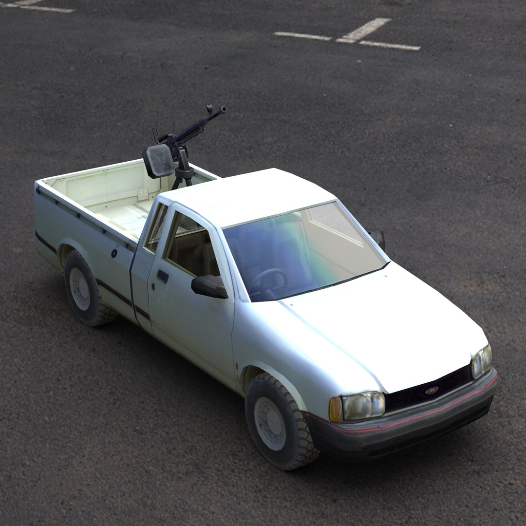 technical pickup truck 3ds