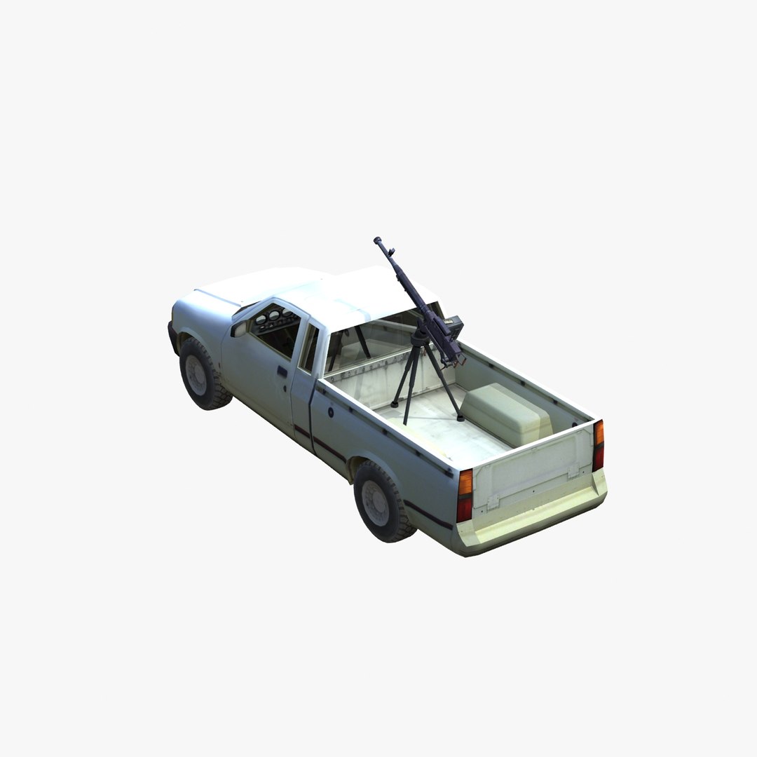technical pickup truck 3ds