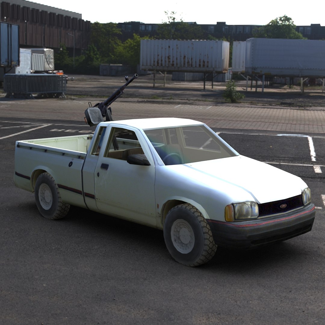 Technical Pickup Truck 3ds