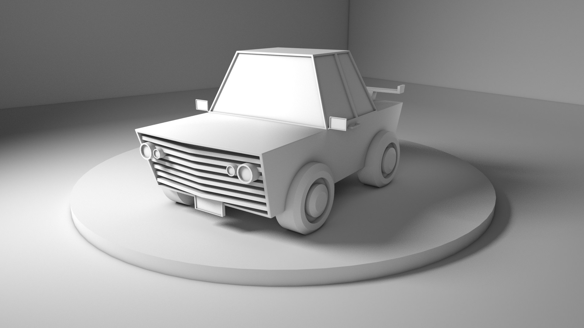 3D Low Poly Car 3D Model - TurboSquid 2323755