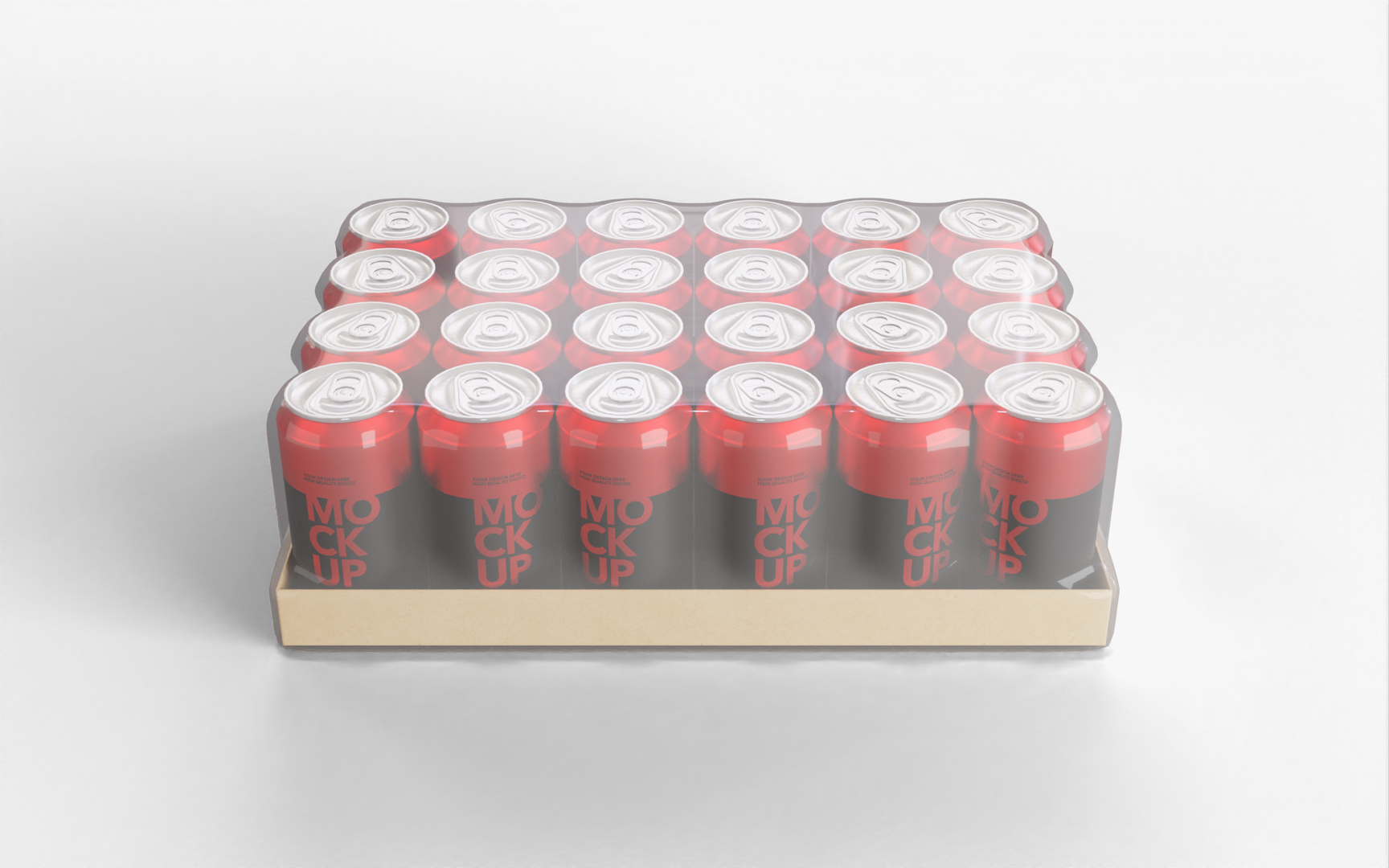 3D Red Soda Can Pack Of 24 - TurboSquid 2094888