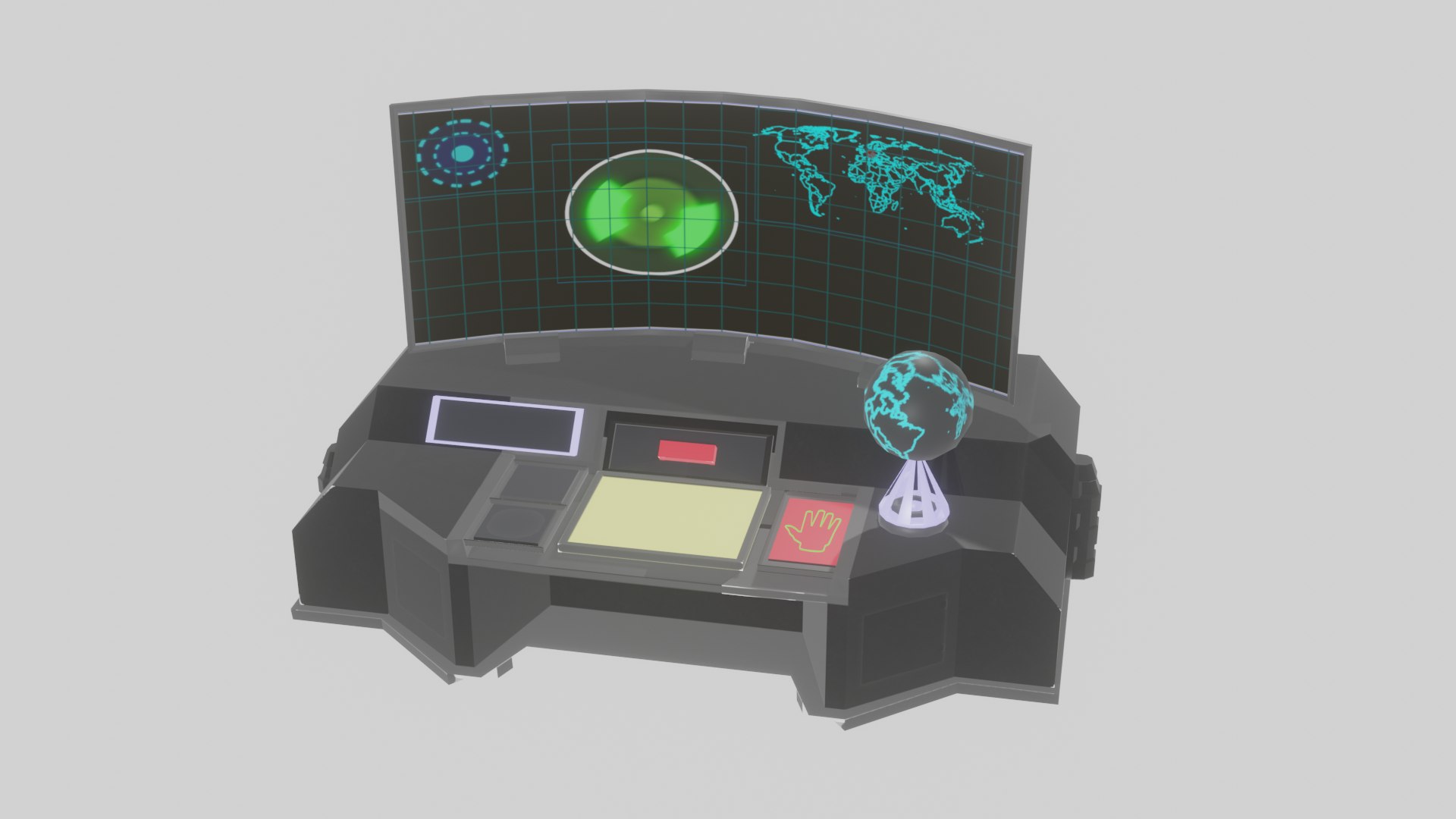 Sci-fi Computer 3D Model - TurboSquid 2167486