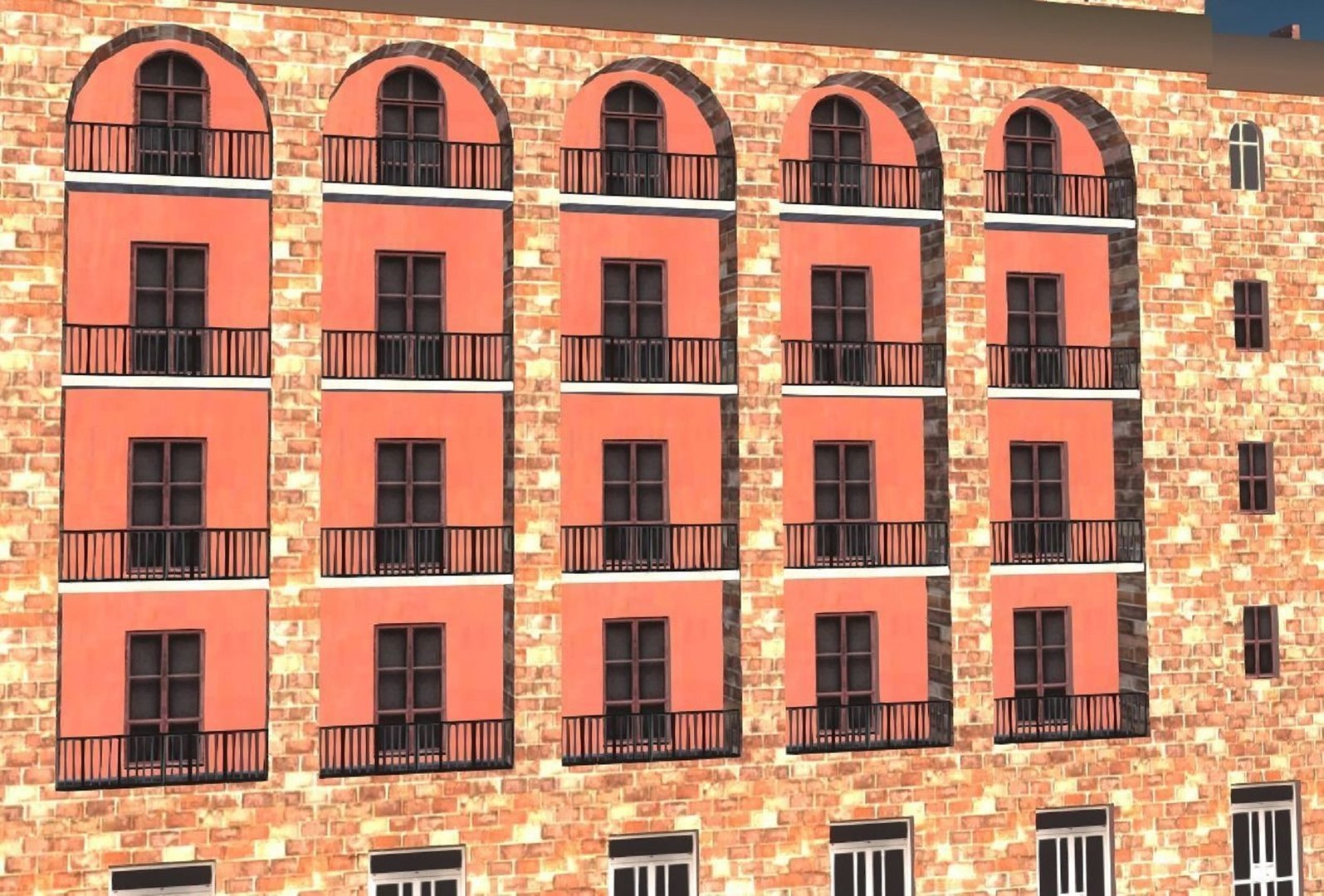 Armenian Residential Stalinka Buildings 3D - TurboSquid 2212115