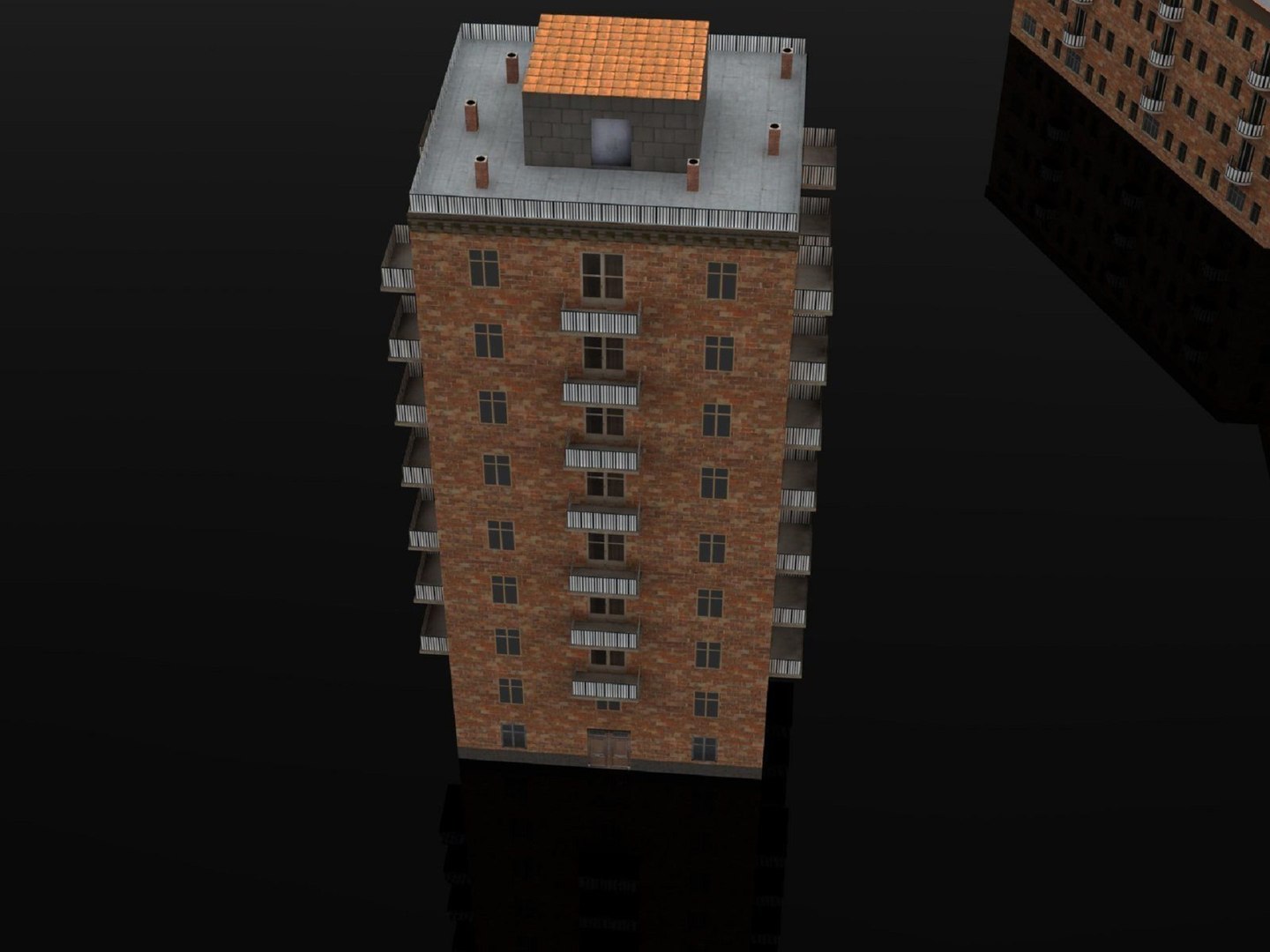 Armenian Residential Stalinka Buildings 3D - TurboSquid 2212115