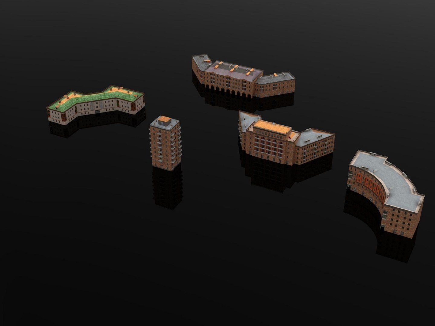 Armenian Residential Stalinka Buildings 3D - TurboSquid 2212115