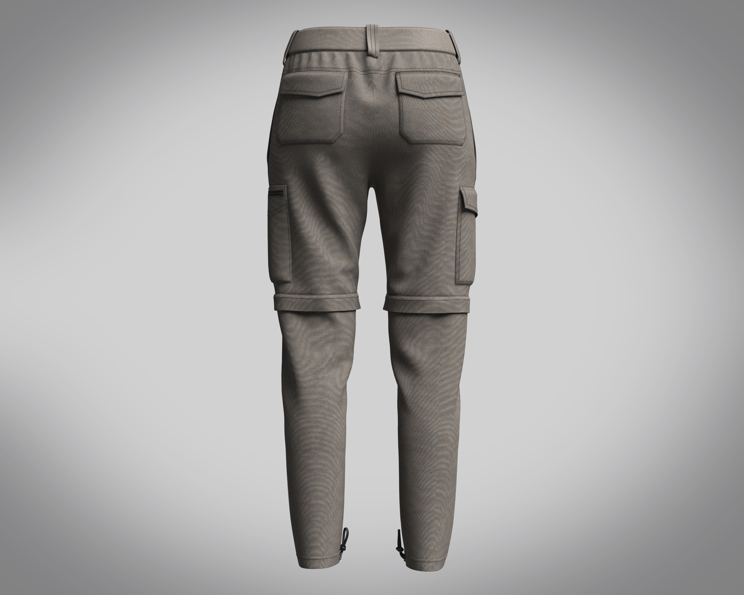 Ladies Zip Pocket Pant 3D model - TurboSquid 1981829
