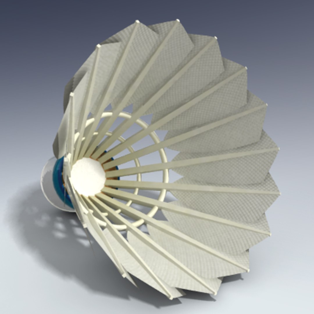 3d Model Badminton Shuttlecock