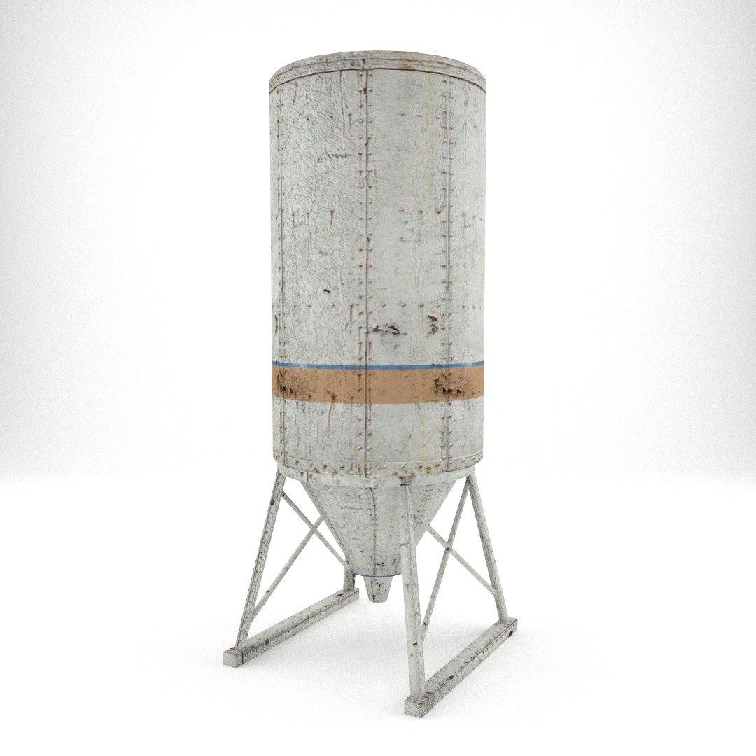 3d Silo Render