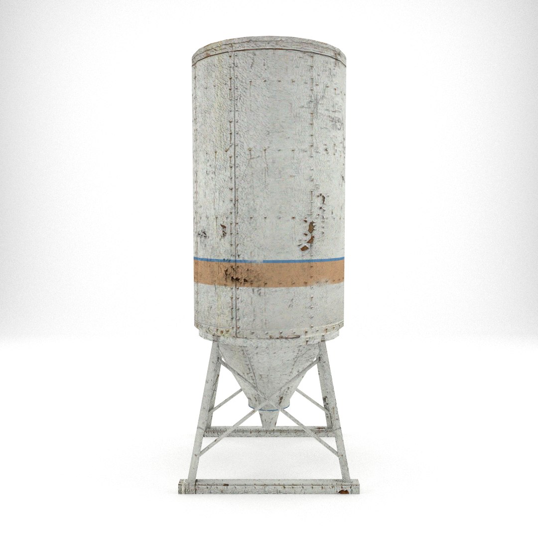 3d Silo Render