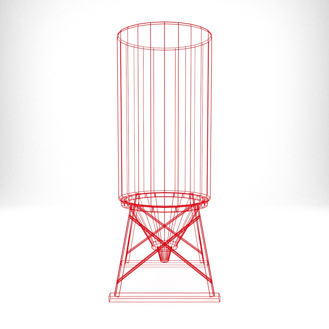 3d Silo Render